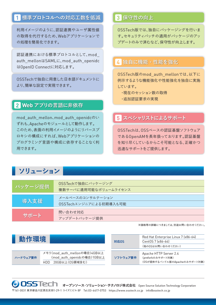 mod_auth_mellon, mod_auth_openidc 製品紹介 - Open Source Solution ...